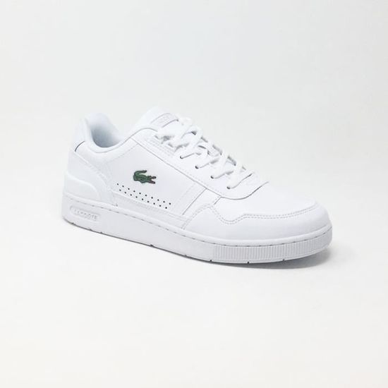 BASKETS LACOSTE T-CLIP BLANC CS Blanc - Cdiscount Chaussures