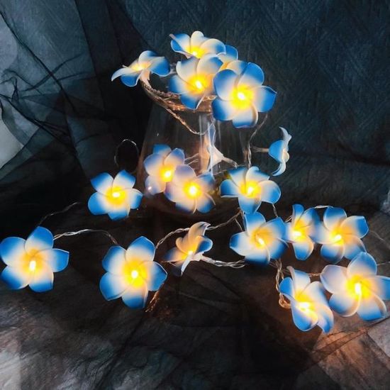 Guirlandes Artificielles Plumeria,Mousse Frangipanier Led Guirlandes ...