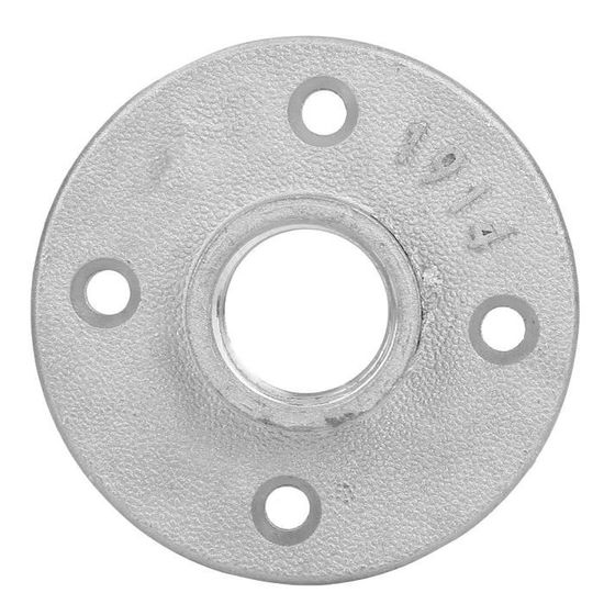 Bride de plancher DN20 4 trous en noir avec vis filet britannique ...