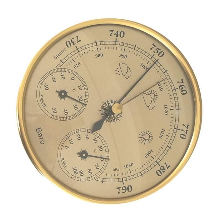 Température Humidité Moniteur 3 Dans 1 Cadran Type Station Météo ...