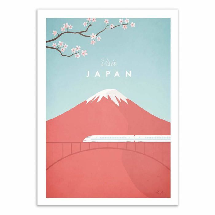 Affiche - poster Wall editions - W16310-B1 - Art-Poster - Visit Japan ...