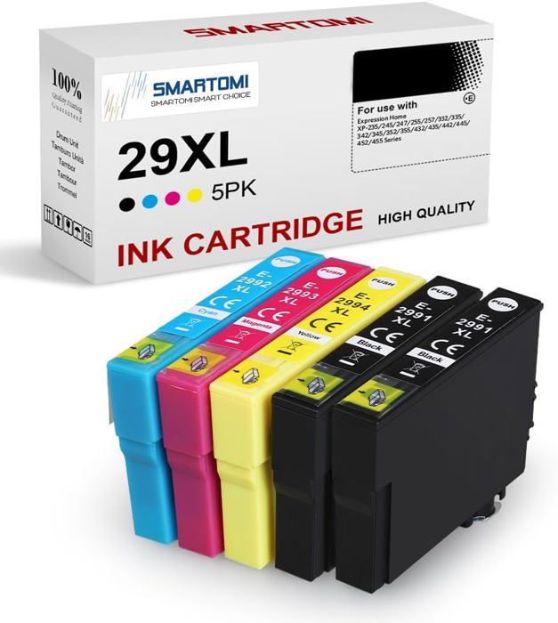 29XL Cartouche d'encre Compatible pour Epson 29 XL 5 Multipack avec ...