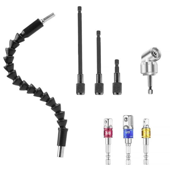 Foret Argà Angle Droit, Kit d'Extension d'Angle Flexible,avec 1 ... Foret Argà Angle Droit, Kit d'Extension d'Angle Flexible,avec 1 ...
