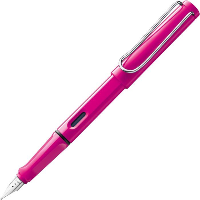 Lamy safari pink - Stylo Plume avec grip ergonomique et plume acier ...