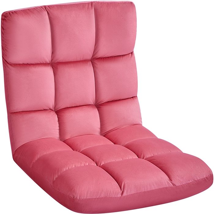 Yaheetech Fauteuil de Sol Pliable Réglable en 14 Positions Chaise sans ...