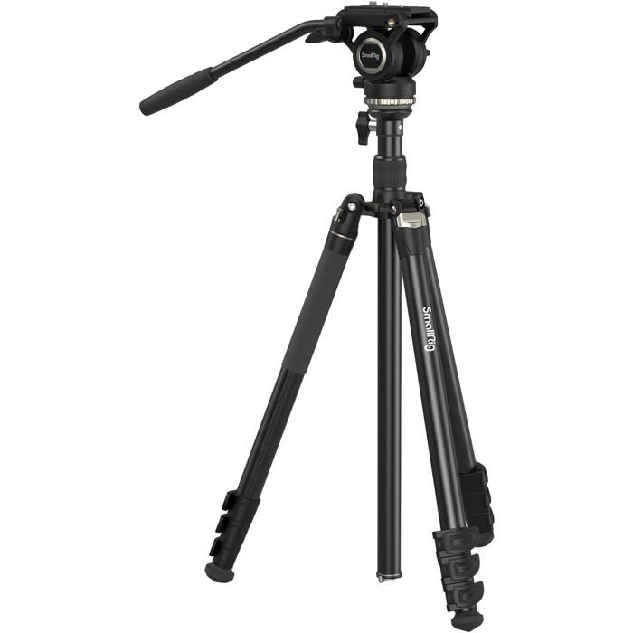 Trépied Vidéo SMALLRIG CT210 192cm Monopode avec Tête Fluide ...