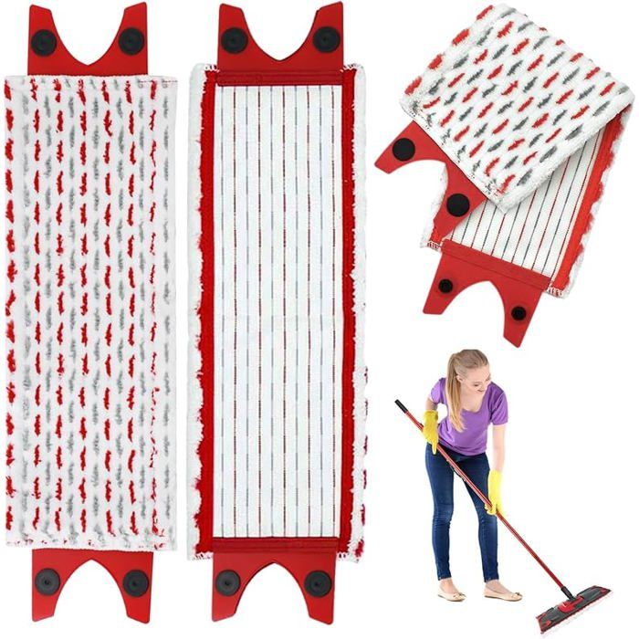 3 Piece Microfibre Mop Refill Kit Compatible with UltramaxUltraMax ...