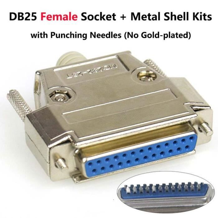 Female Punching-Prise mâle DB25-kit femelle de coquille en métal de ...