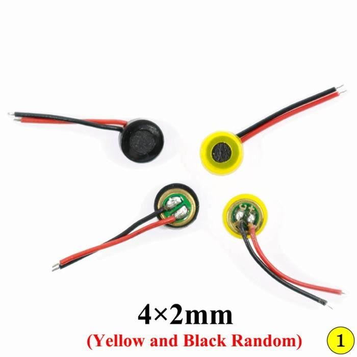 NON1 Microphone À Condensateur Électret Capsule MICRO 2pin - Cdiscount ...