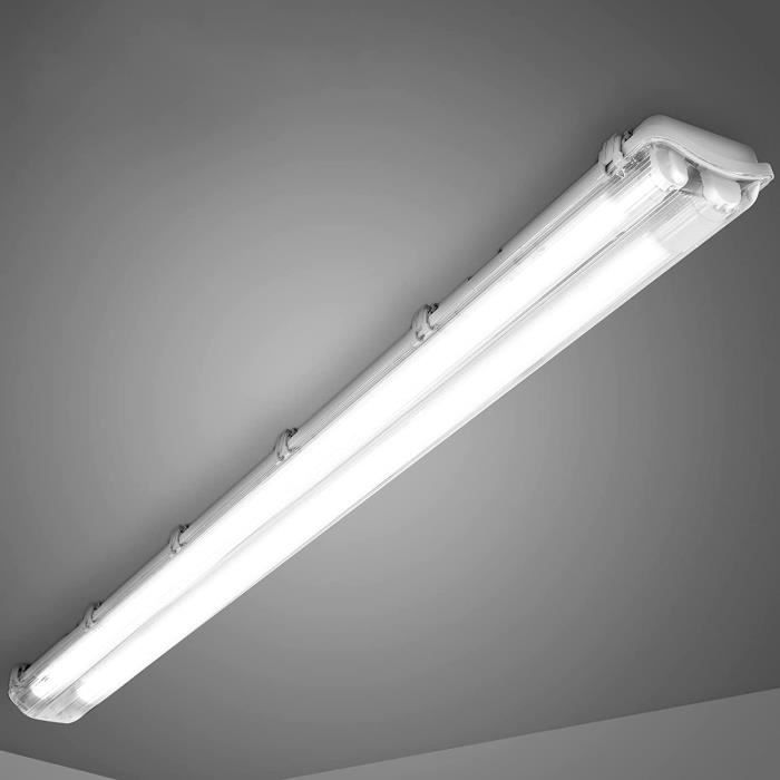 4Pack Neon Led 120cm, 36W 3600LM Tube double Réglette LED Tube Led ...