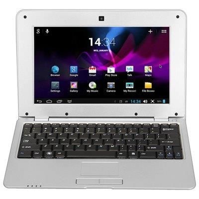 Netbook Android 4.4 10.1 pouces Dual Core 1,5 GHz 1 Go 8 Go WIFI ...
