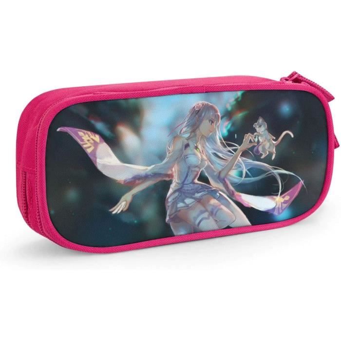 Trousse Emilia Re Zero Rose - Marque - Modèle - Cuir - Noir - Enfant ...