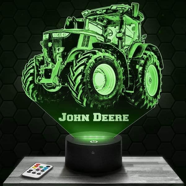 Lampe de chevet, Veilleuse Tactile John Deere Tracteur Agricole Lampe ...