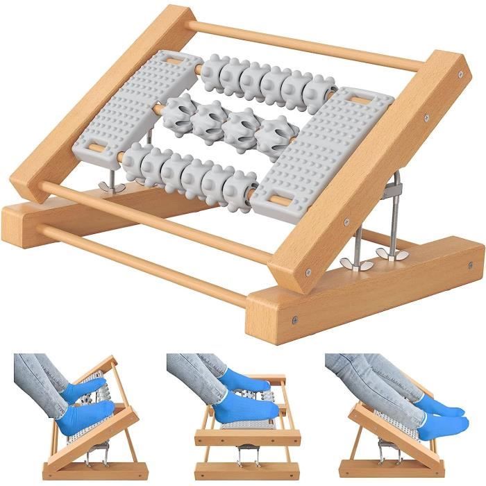 Repose-pieds ergonomique réglable pour dessous de bureau, repose-pieds ...