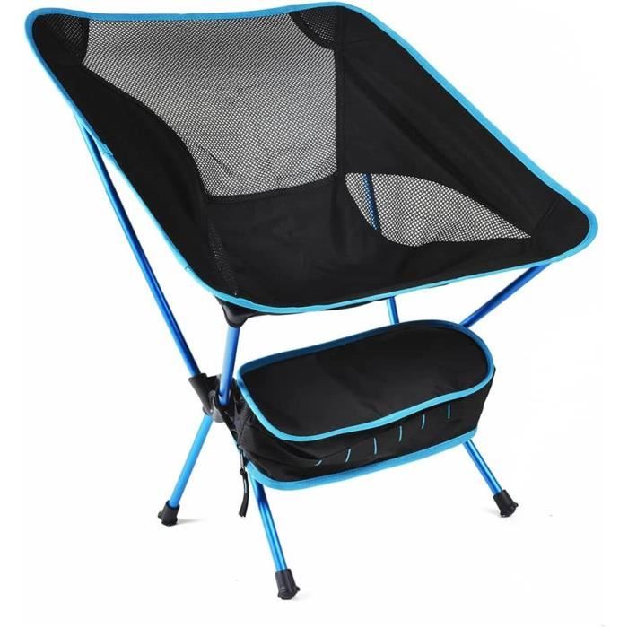 Chaise Pliable siège Robuste à la pêche en Mailles Respirantes Camping ...