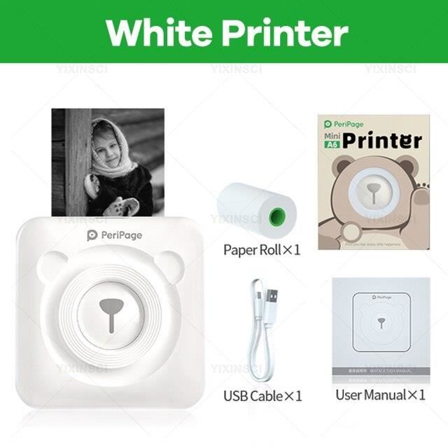 PeriPage imprimante Photo thermique Portable A6 Mini imprimante ...