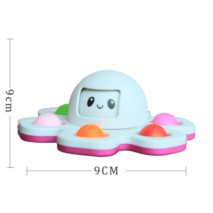 Fidget Toys Autism Stress Relief Silicone Interactive Flip Octopus ...