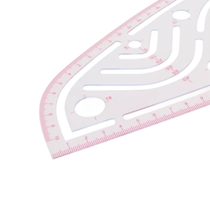 SAL Règle de courbe Ensemble de Règles de Courbe avec Graduation ...