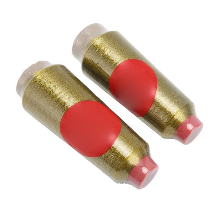 XIJ Fil à broder métallique 2 Pièces de Fils Métalliques Scintillants ...