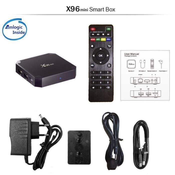 TV Box Smart X96mini Android TV 4K HDR 2Go+16Go Amlogic S905W WiFi- A1 - Cdiscount TV Son Photo