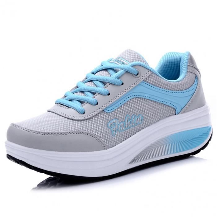 Chaussure Plateforme Femmes Chaussures de Course Bakkets Tennis ...