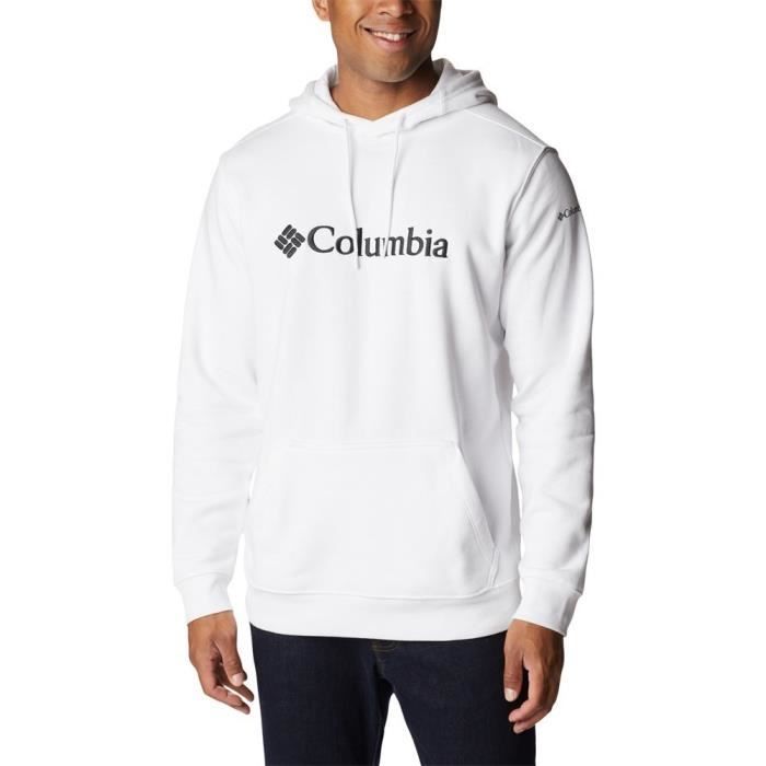 Sweat à capuche COLUMBIA Csc Basic Logo II Blanc - Homme/Adulte Blanc - Cdiscount Prêt-à-Porter