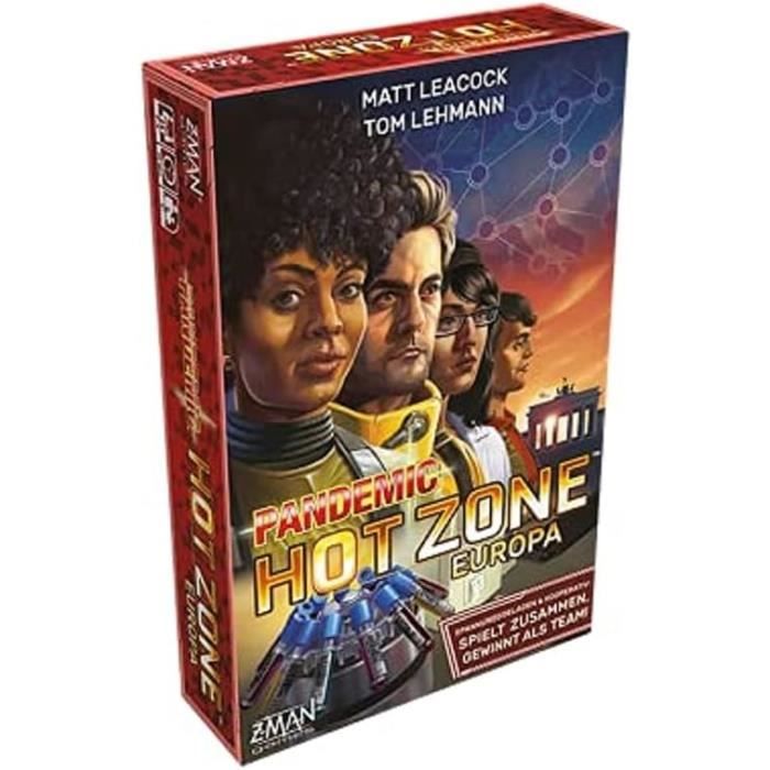Asmodee | Zman | Pandemic : Hot Zone Europe | Jeu Familial | Jeu De ...