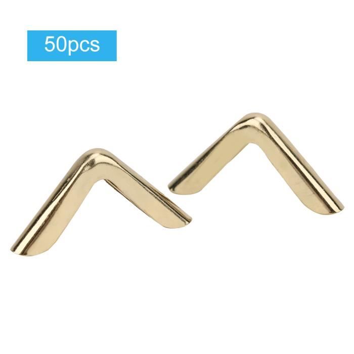 Sonew Protecteur d'angle en métal 50pcs métal coin protecteur fer rétro ...