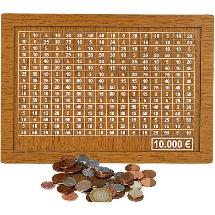 Yajexun Tirelire eois avec Compteur, Tiroir-Caisse Réutilisable avec ...