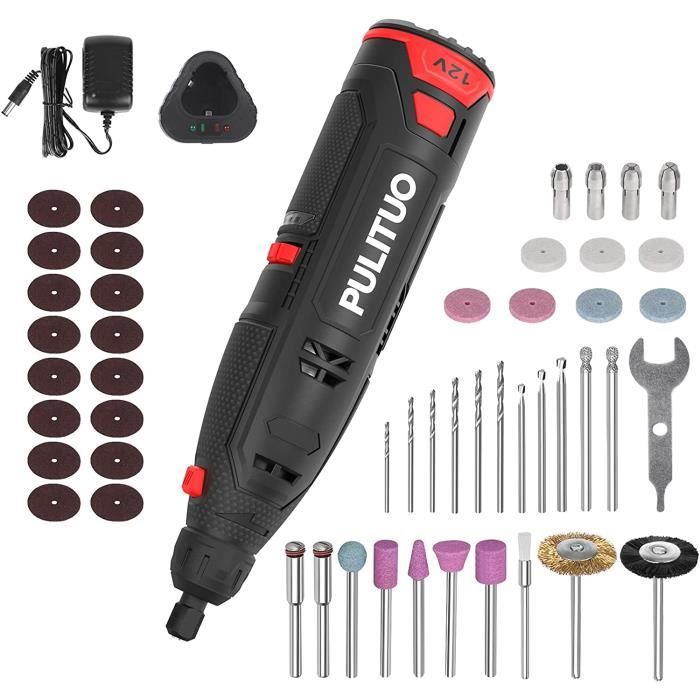 Outil multifonction, PULITUO 12V Outils Rotatifs Multifonction, avec ...