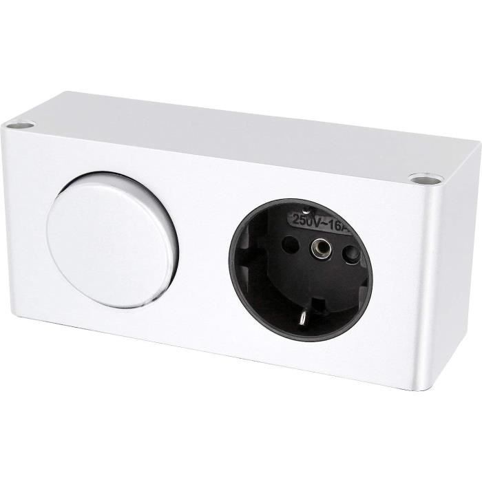 Boîtier Prise De Courant Avec Interrupteur Encastrable - 230 V 16 A ...