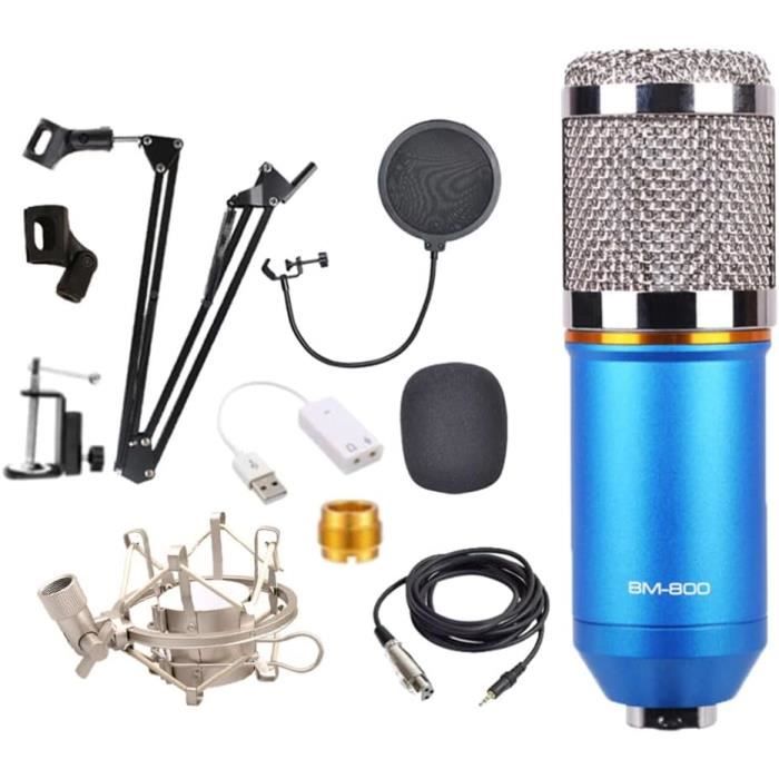Bleu Micro Portable Microphone Microphone Professionnel Micrófono ...