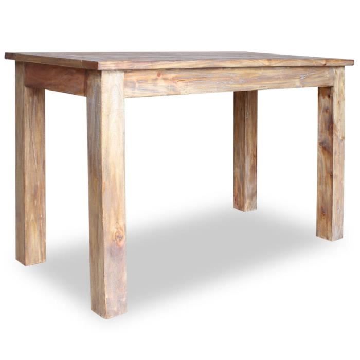 GEST Table de salle à manger Bois de récupération 120 x 60 x 77 cm ...