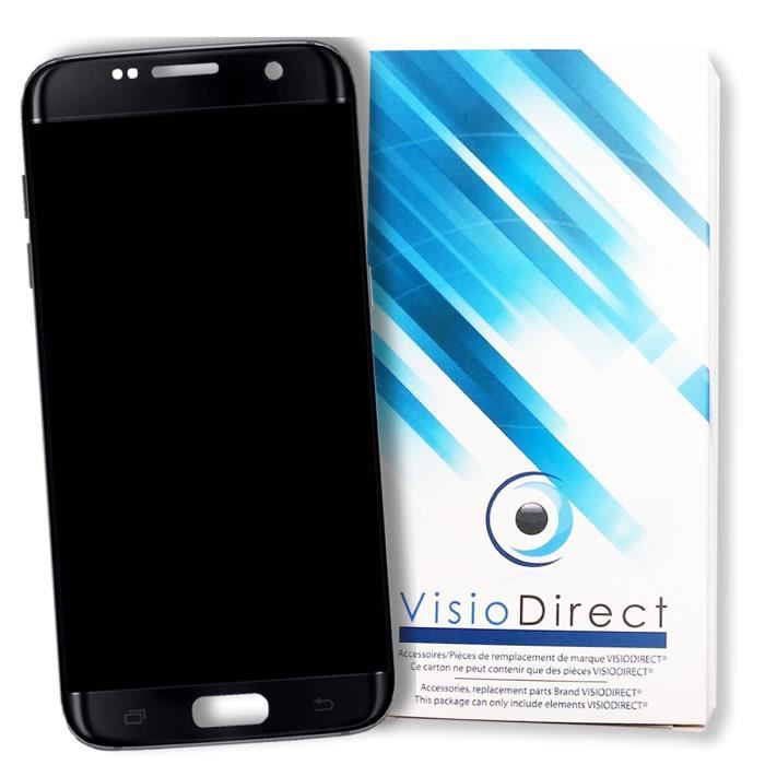 Ecran complet pour Samsung Galaxy S7 Edge G935F noir téléphone portable ...