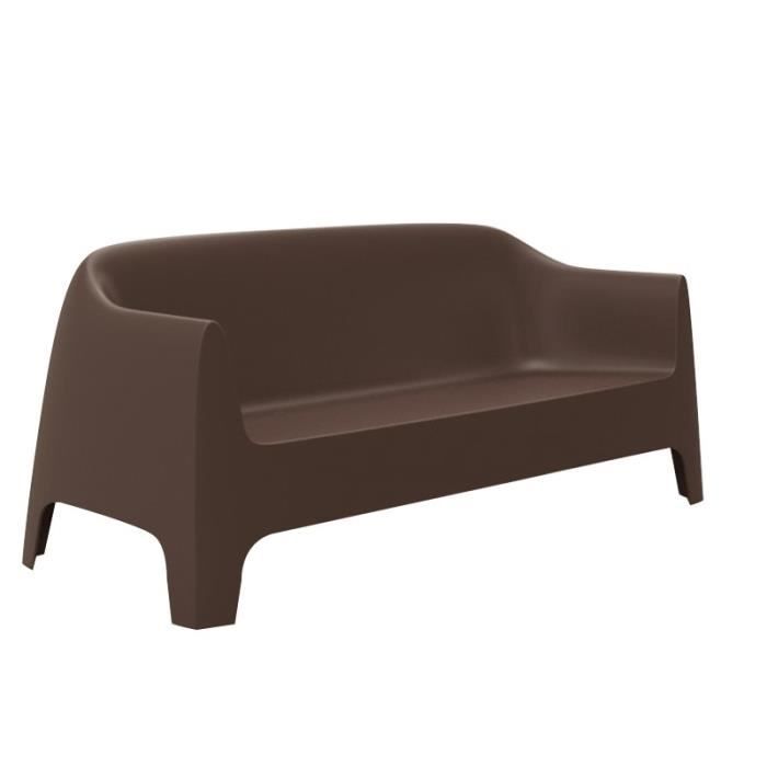 Canapé de jardin Vondom Solid sofa bronze - Cdiscount Jardin