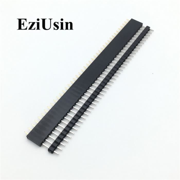 Bande de connecteur JST pour Arduino, 20 pièces, 10 paires, 40 broches ...