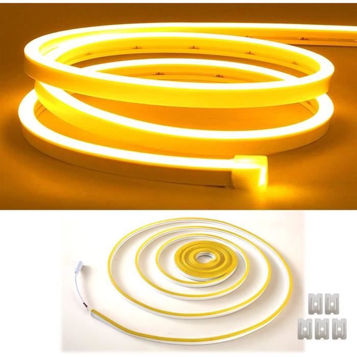 Barre Lumineuse Led Néon, 5 M 12 V Dc 600 Smd2835 Led Étanche Pour ...