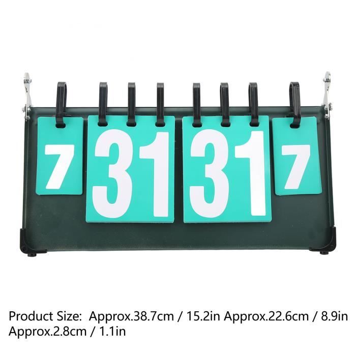 Tableau d'affichage portable multifonctionnel, pliable, double face, 4 ...