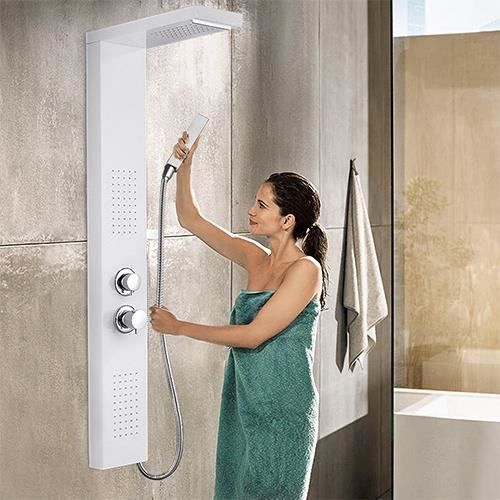 UISEBRT Colonne douche en acier inox multifonctionnel Système douchette ...