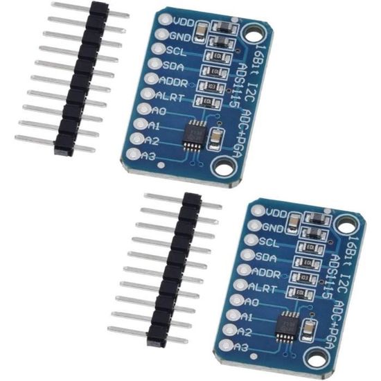 Boitiers Pay Tv - 2 X Cjmcu-ads1115 16 Octets Convertisseur Analogique ...