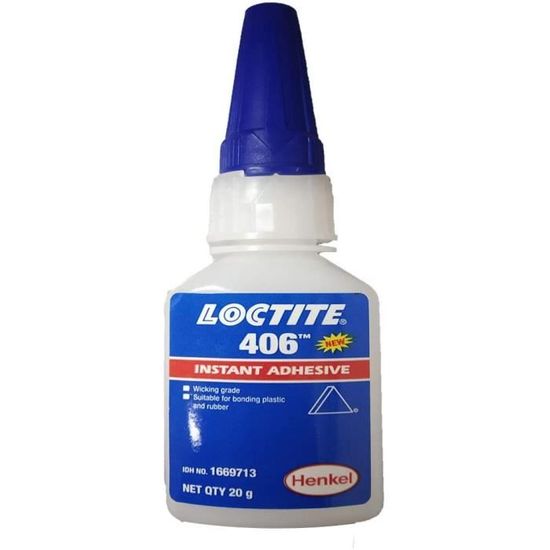 LOCTITE 406 SUPER GLUE - INSTANT ADHESIVE - 20G - PLASTIC & RUBBER by ...