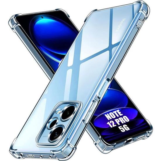 Coque pour Xiaomi Redmi Note 12 Pro 5G - Protection 4 Coins Renforcée ...