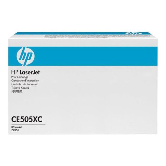 Cartouche d'impression - HP - CE505XC - Noir - Compatible - Laser ...