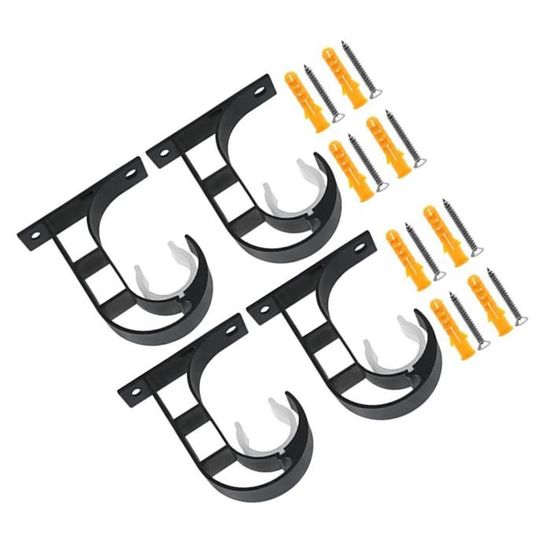 Mothinessto crochet de tringle à rideau Support de tringle à rideau en ...