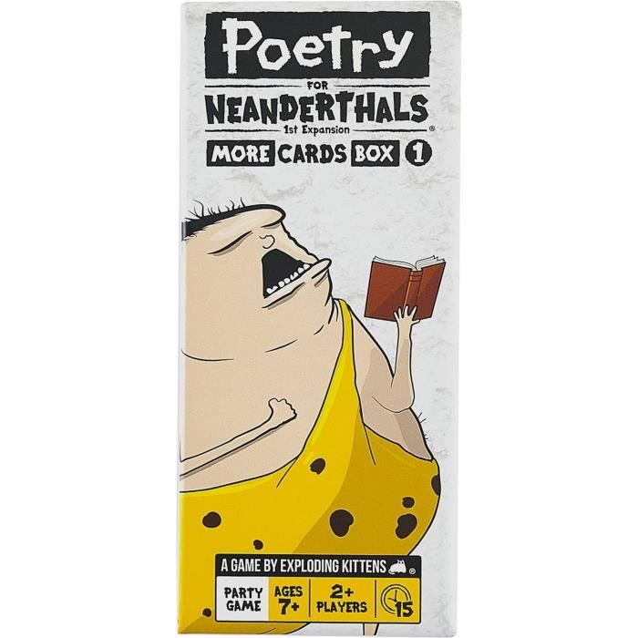 Poetry for Neanderthals Expansion Pack by - Card Games for Adults Teens & Kids - Fun Family ...