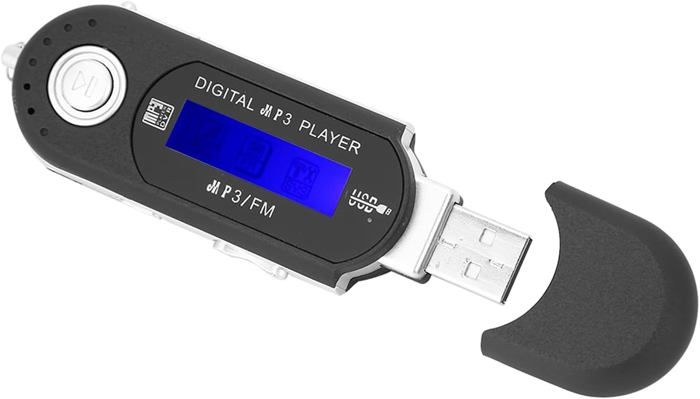 Lecteur de Musique MP3 USB, Lecteur de Musique MP3 USB Portable avec écran LCD Radio FM Carte ...