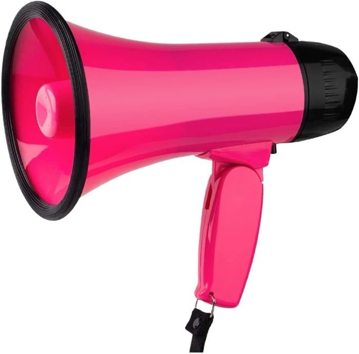 Schiuma Megaphone Mégaphone Mégaphones Portables Amplificateur De Voix ...