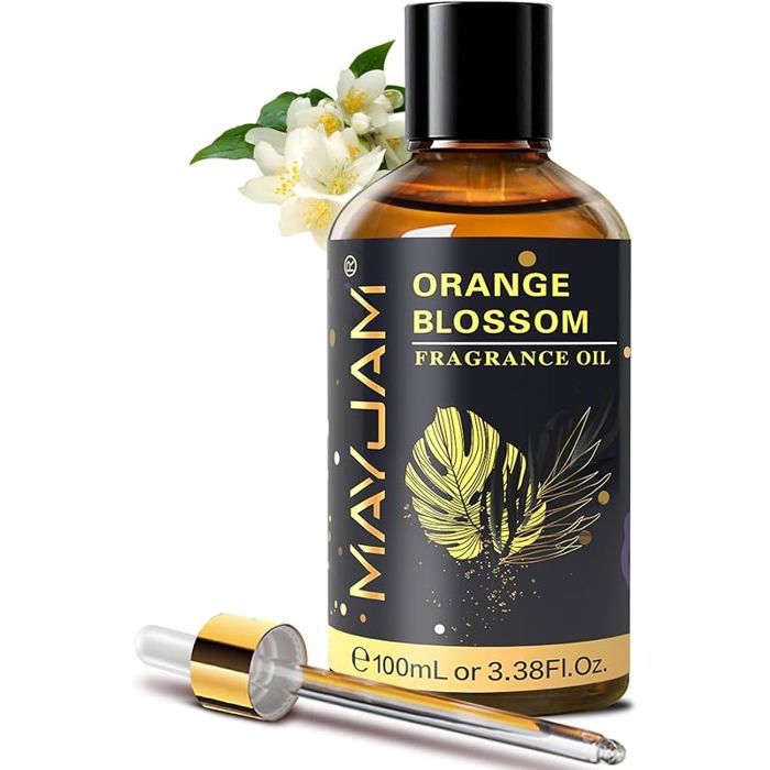 Orange Blossom Fragrance Oil 100ml, Premium Orange Blossom Oil for ...