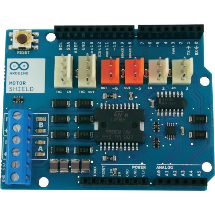 Carte Motor Shield Rev3 L298 Arduino A000079 Cdiscount Informatique