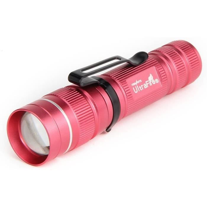 Lampe Torche Petite LED Mini Lampe Poche Focus Réglable 3 Modes 250 ...